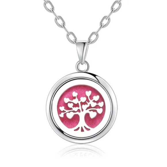 Jewelry | Heart Tree Aromatherapy Necklace | Poshmark